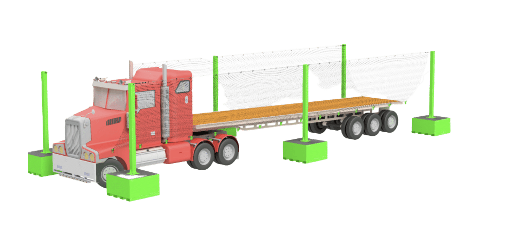 Portable Flatbed Truck Netting Canada | Liftsafe Fall Protection