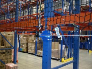 Pallet RackGuard Safety Netting Install in Terrebonne Quebec | Liftsafe ...