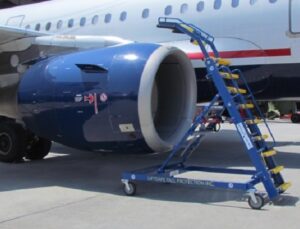 Engine Access Stand built for American Airlines | Liftsafe Fall ...