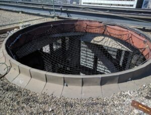 Safety Netting for Decommissioned HVAC units | Liftsafe Fall Protection ...