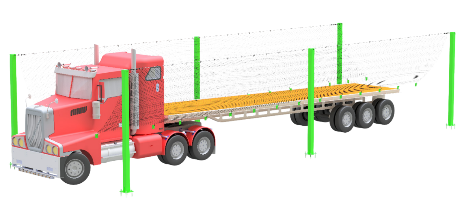 Flatbed Truck Netting | Canada | Liftsafe Fall Protection Division