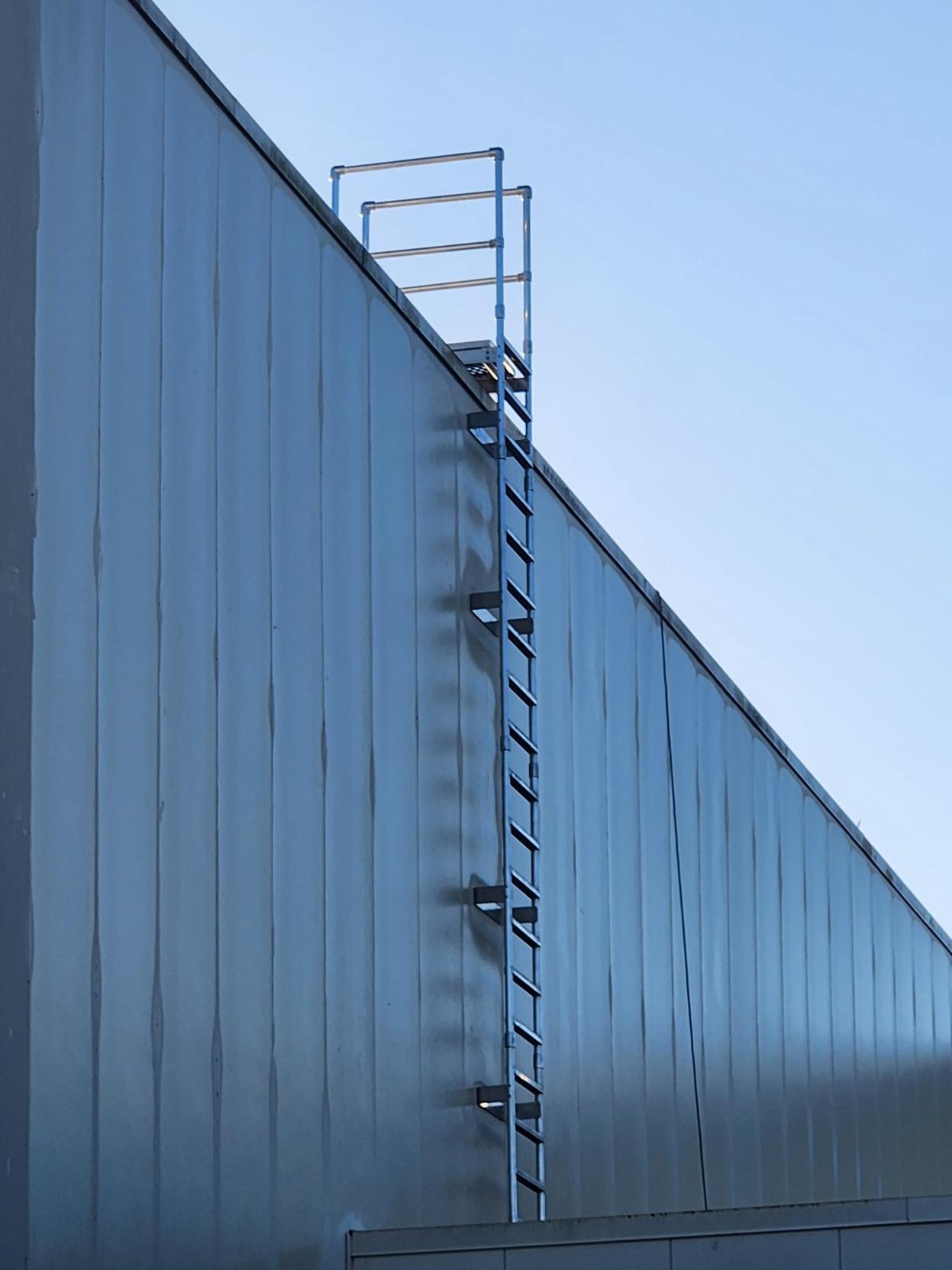 Modular Fixed Ladders for Rooftop Access | Fall Protection