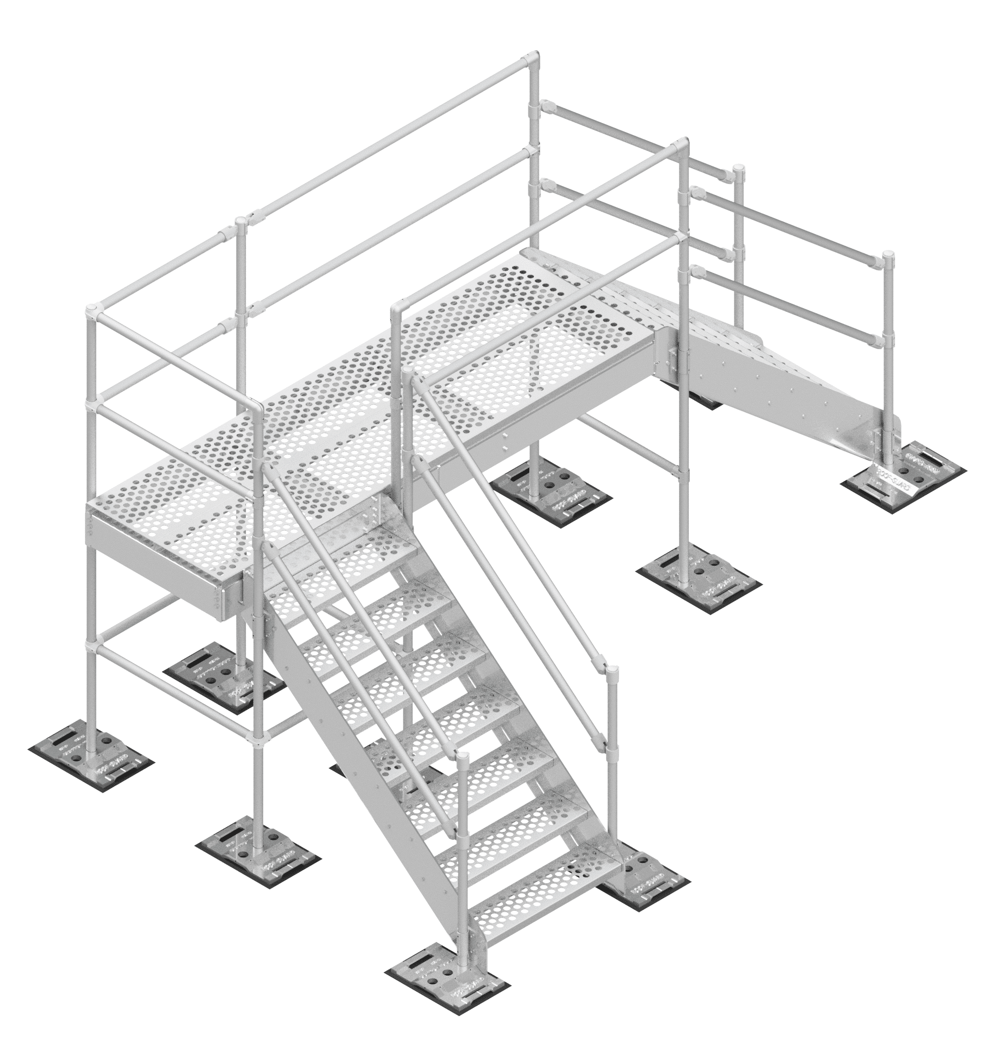 Modular Crossover Stairs | Liftsafe Fall Protection Division